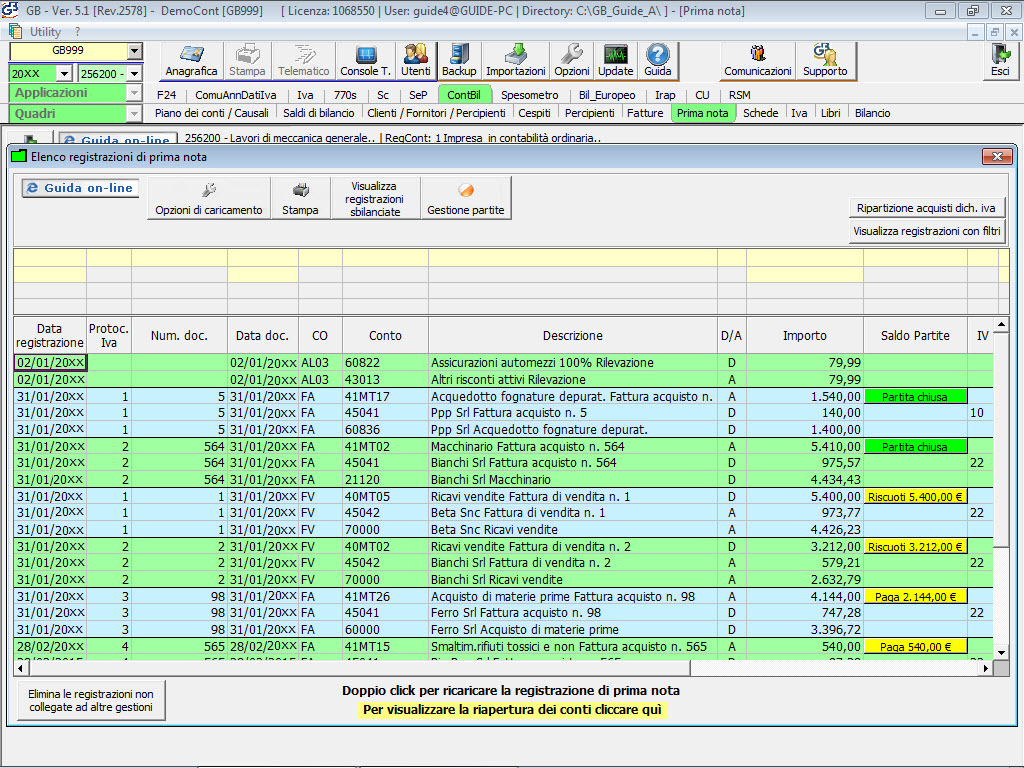 File Prima Nota Excel Gratis