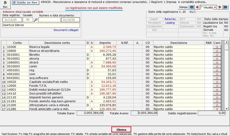 File Prima Nota Excel